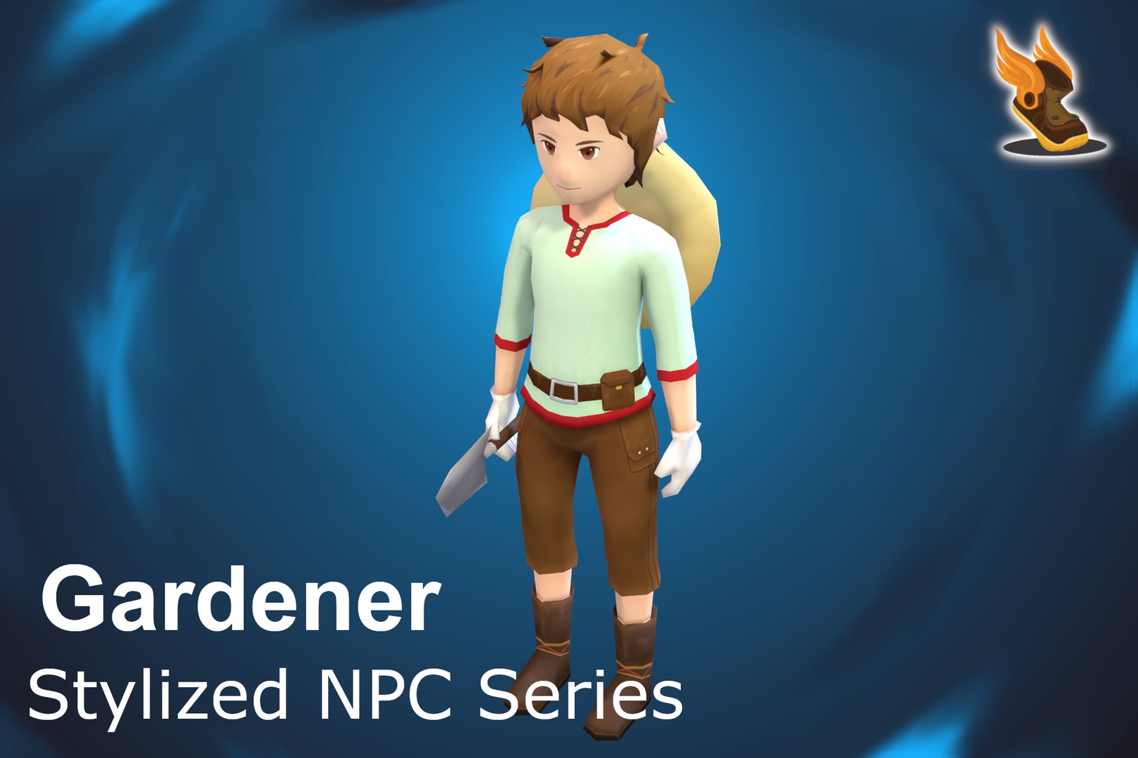 Stylized NPC - Gardener3Dモデル - TurboSquid 2050644