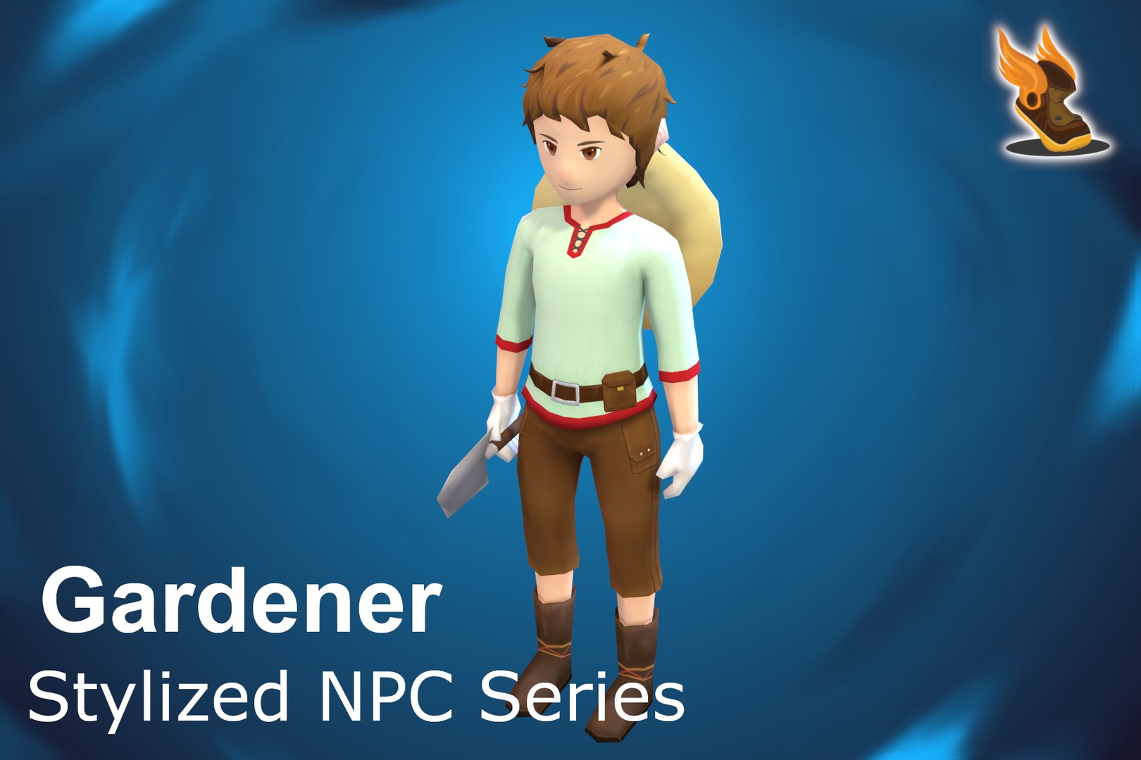 Stylized NPC - Gardener 3D model - TurboSquid 2050644