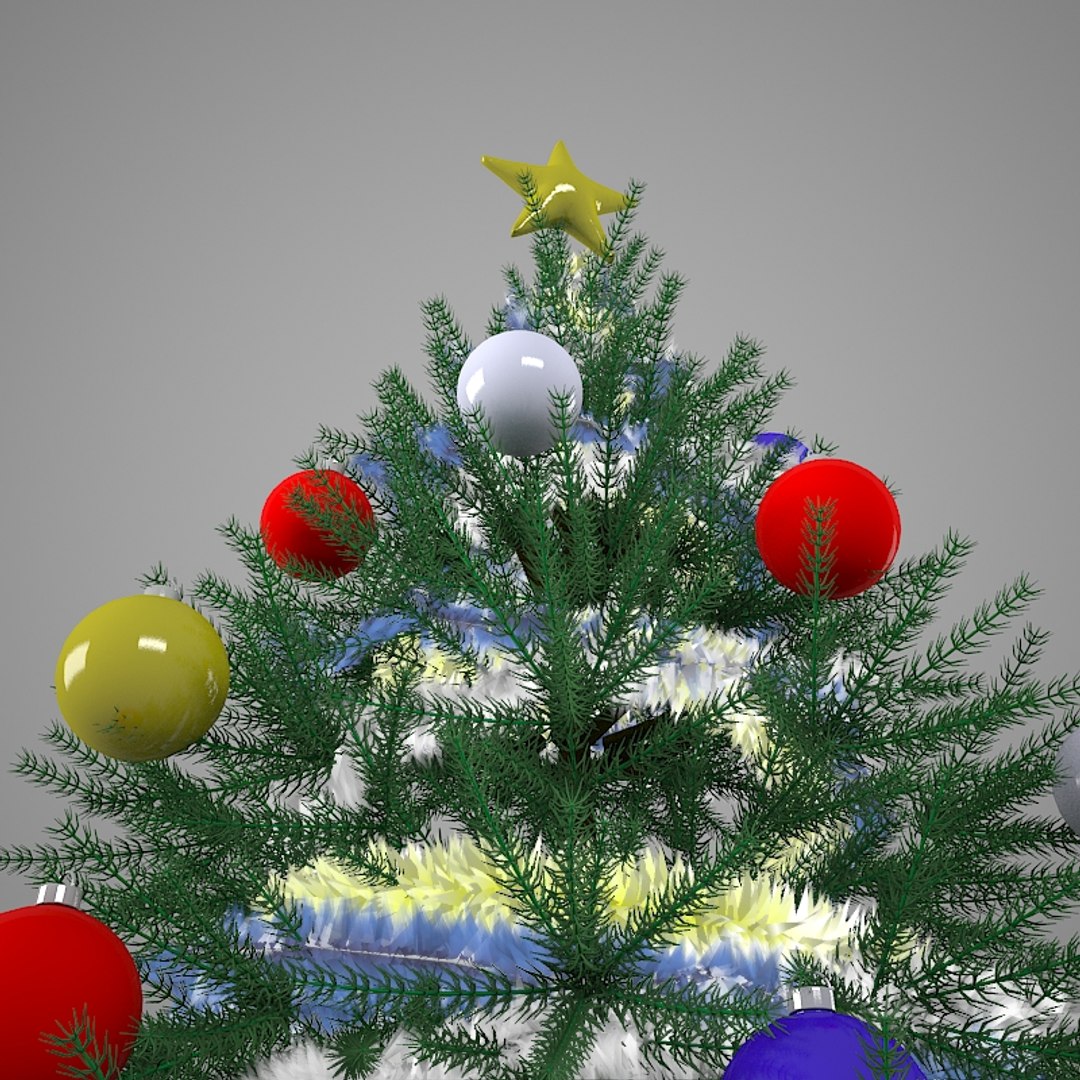 3d model xmas tree