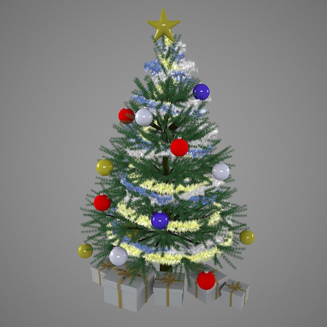 3d model xmas tree