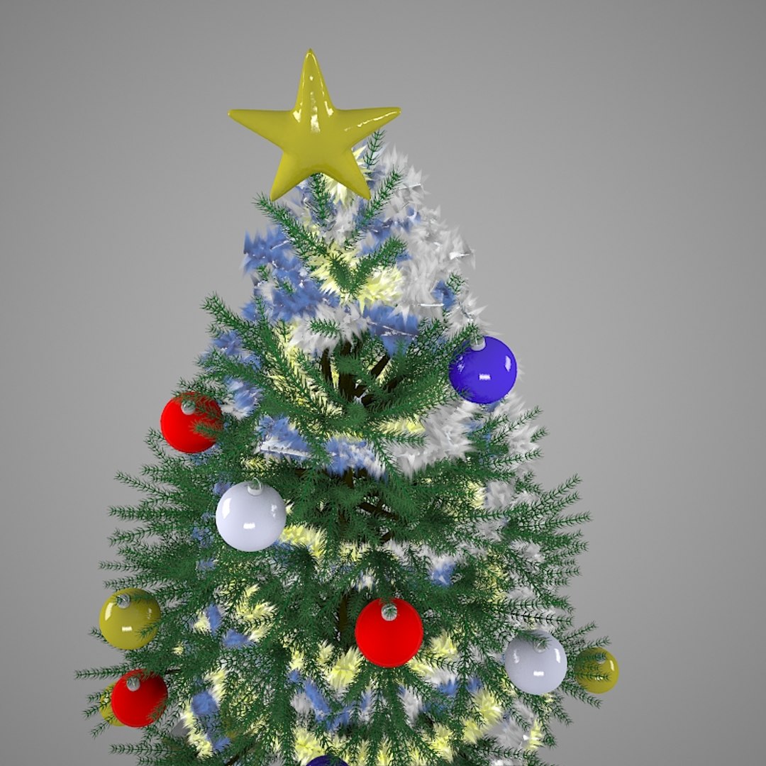 3d model xmas tree