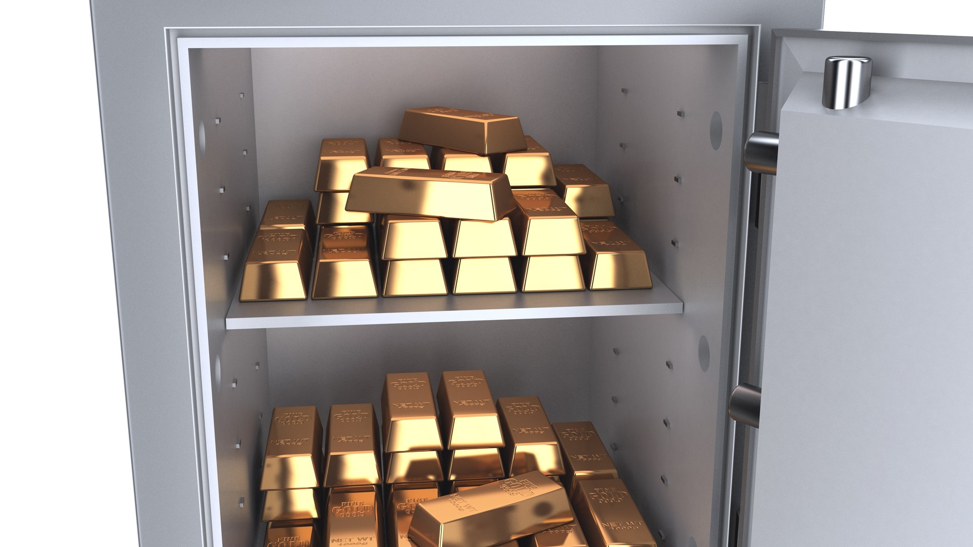 3D Gold Safe - TurboSquid 1612743
