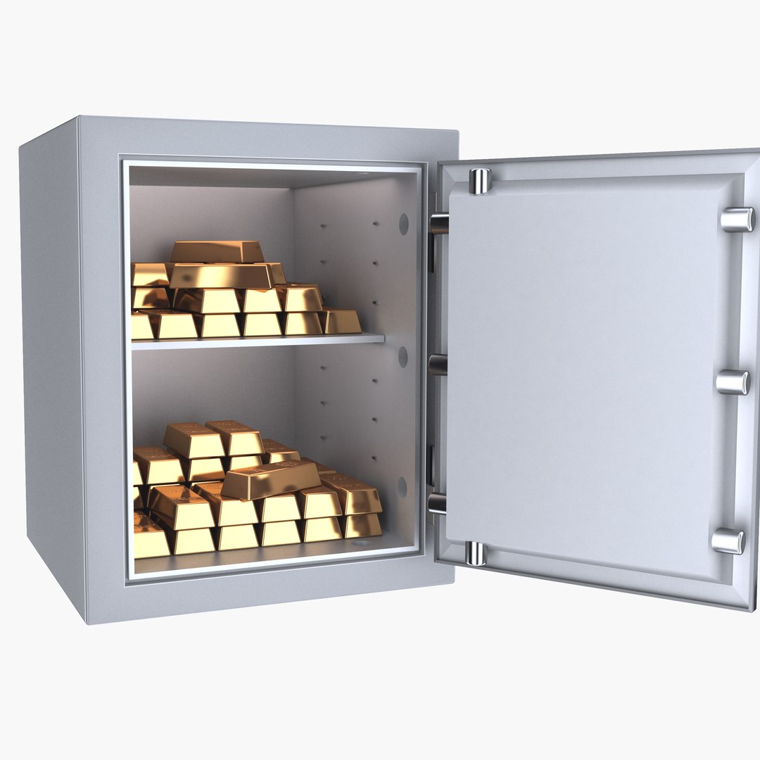 3D Gold Safe - TurboSquid 1612743