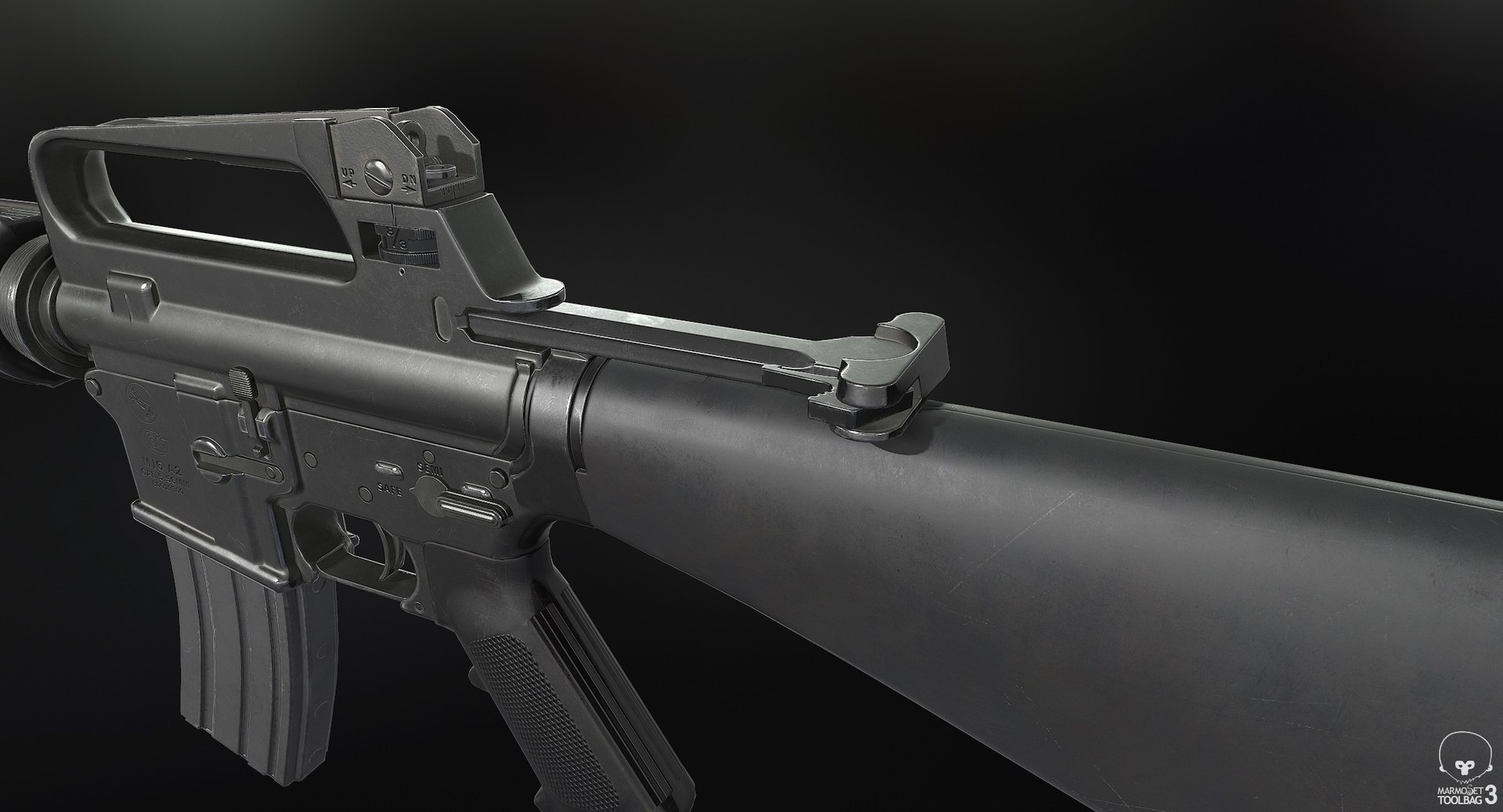 3D m16a2 asset weapon model - TurboSquid 1175054