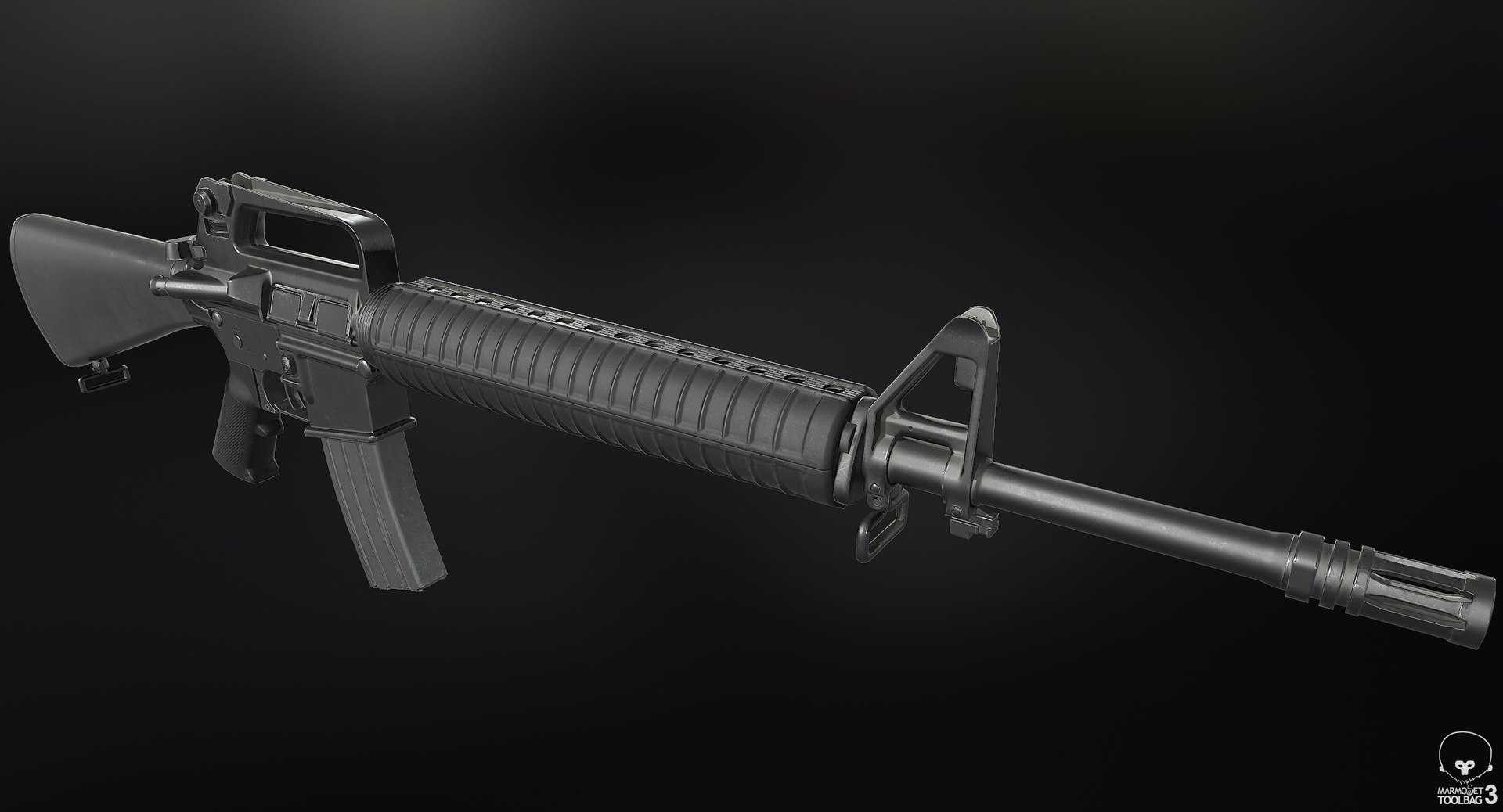 3D m16a2 asset weapon model - TurboSquid 1175054