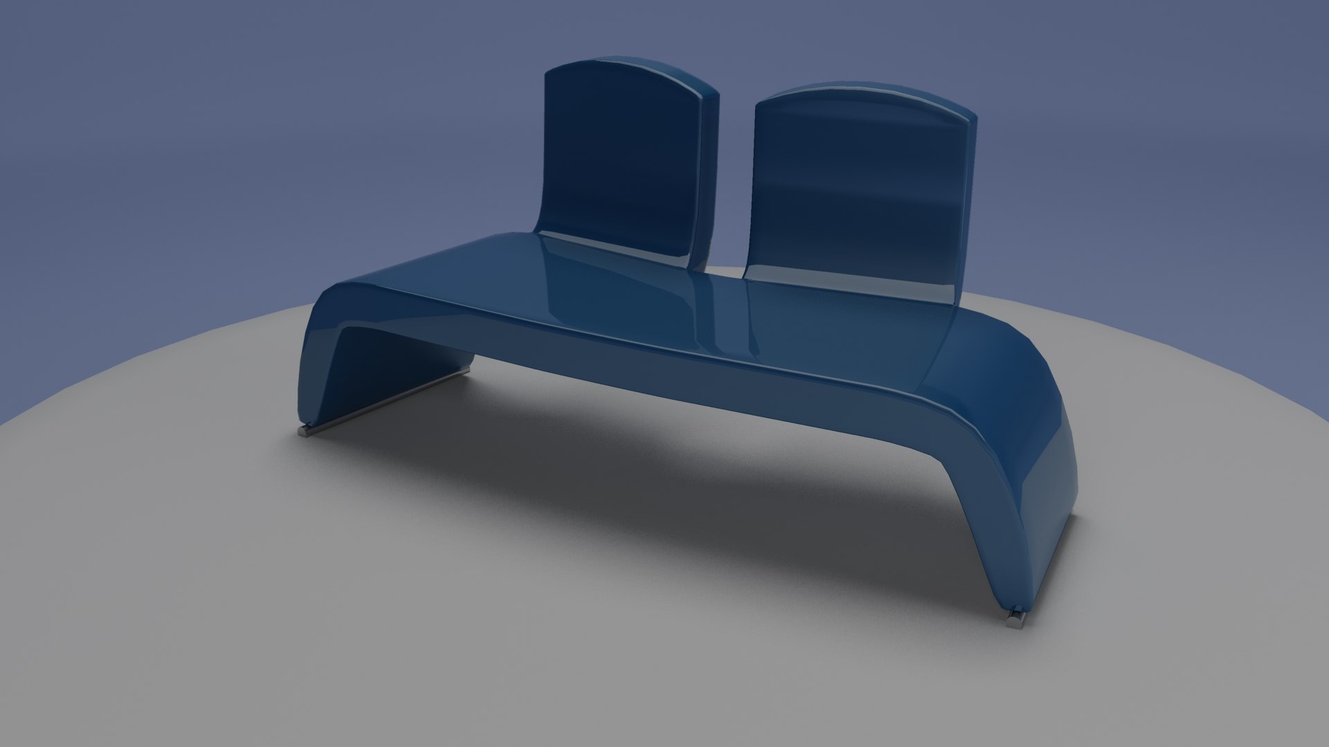 3d Model Modern Bench