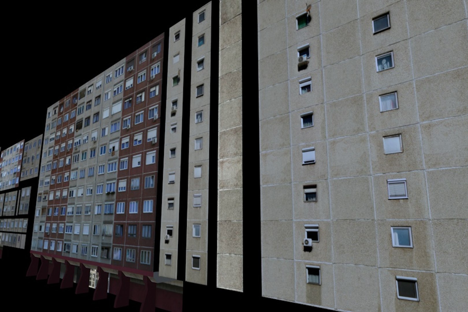 Modular Set Build Blocks 3d 3ds