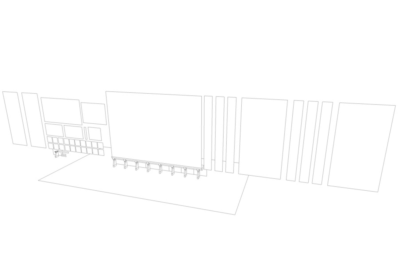 Modular Set Build Blocks 3d 3ds