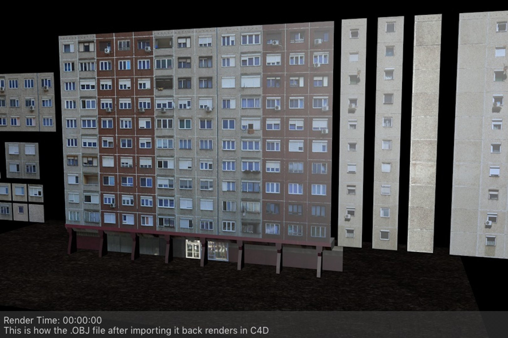 Modular Set Build Blocks 3d 3ds