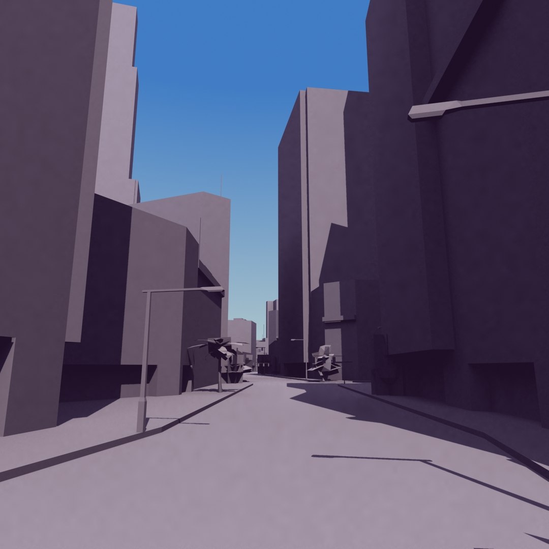 3d City Mass Modeled