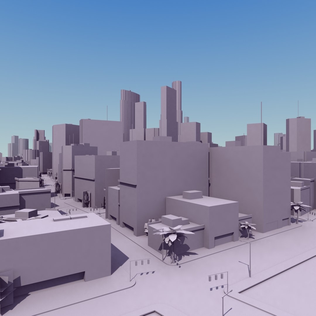 3d City Mass Modeled