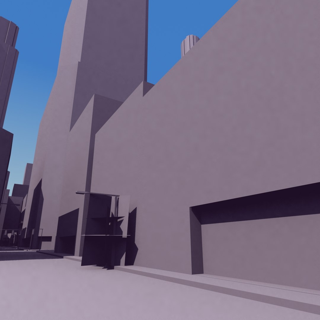 3d City Mass Modeled