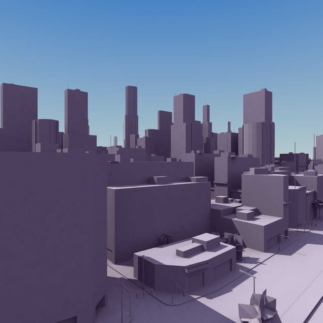 3d City Mass Modeled