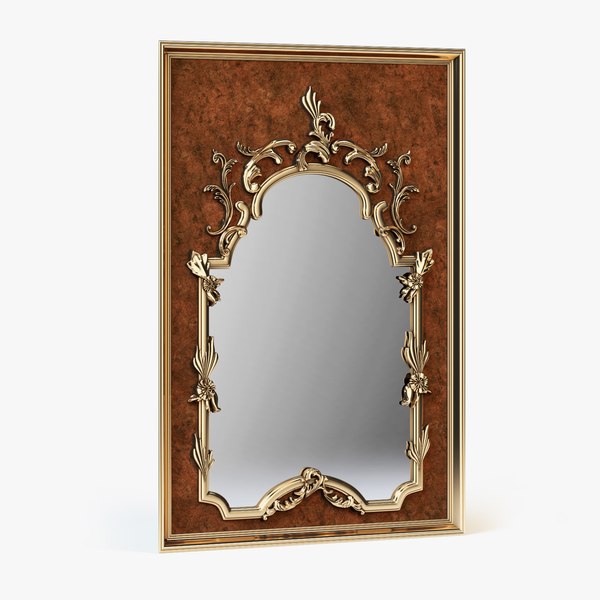 3d model classical mirror