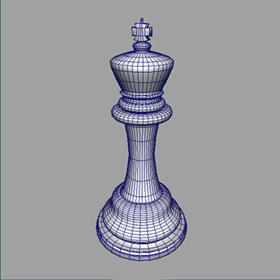 3d Chess King