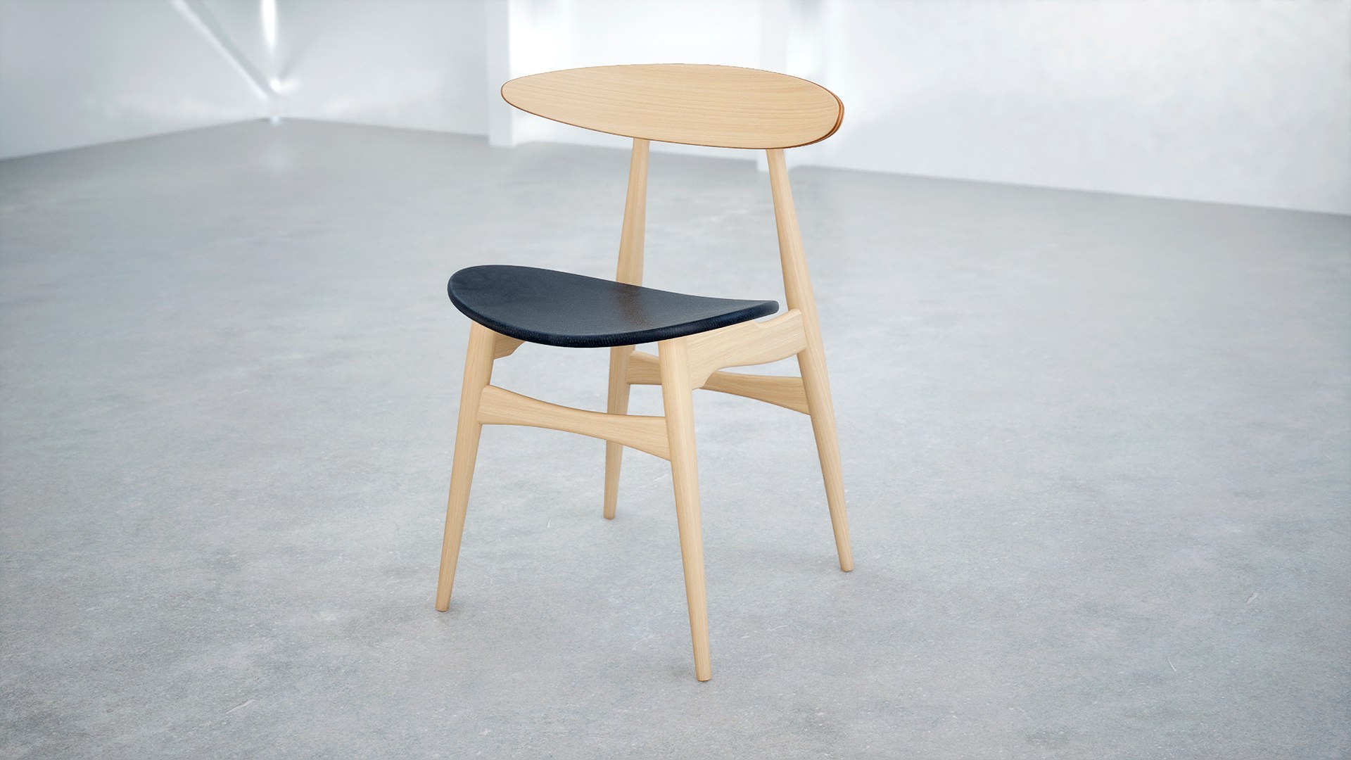 Carl Hansen Archviz Chair CH33P 3D Model - TurboSquid 2019390