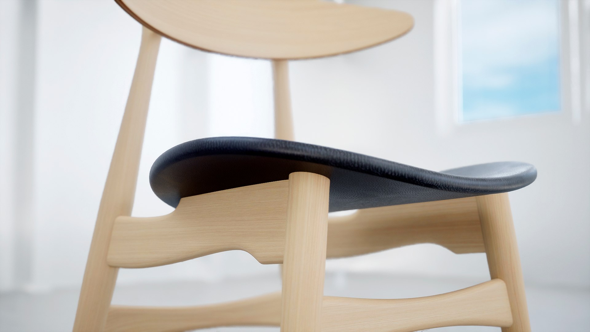 Carl Hansen Archviz Chair CH33P 3D Model - TurboSquid 2019390
