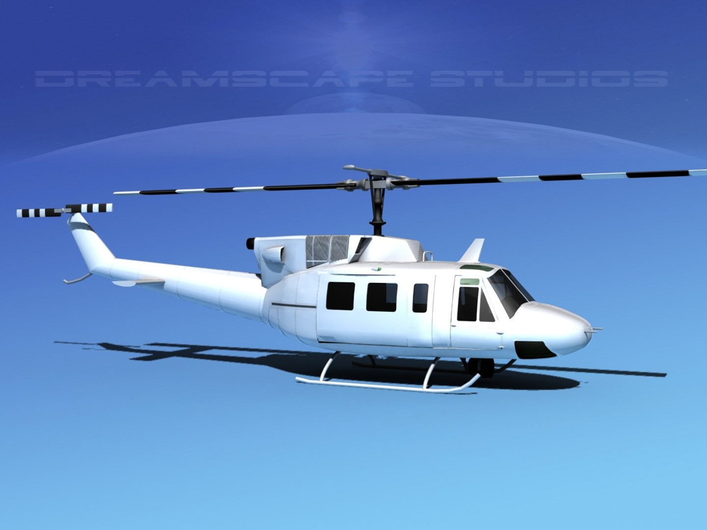3d Model Of 212 Bell