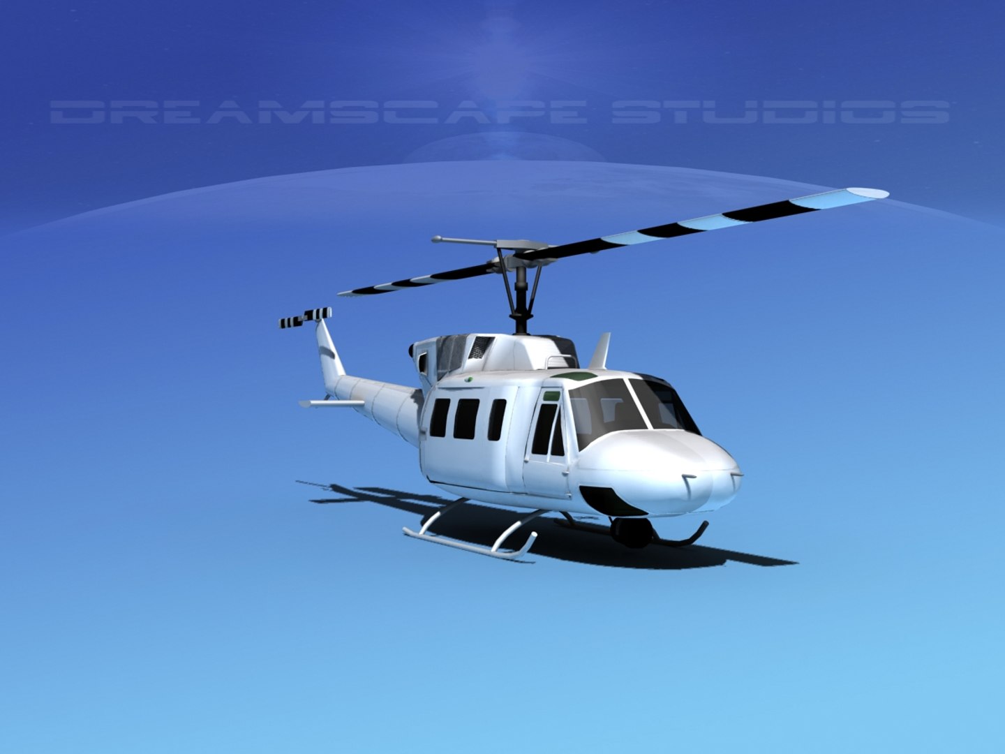 3d Model Of 212 Bell