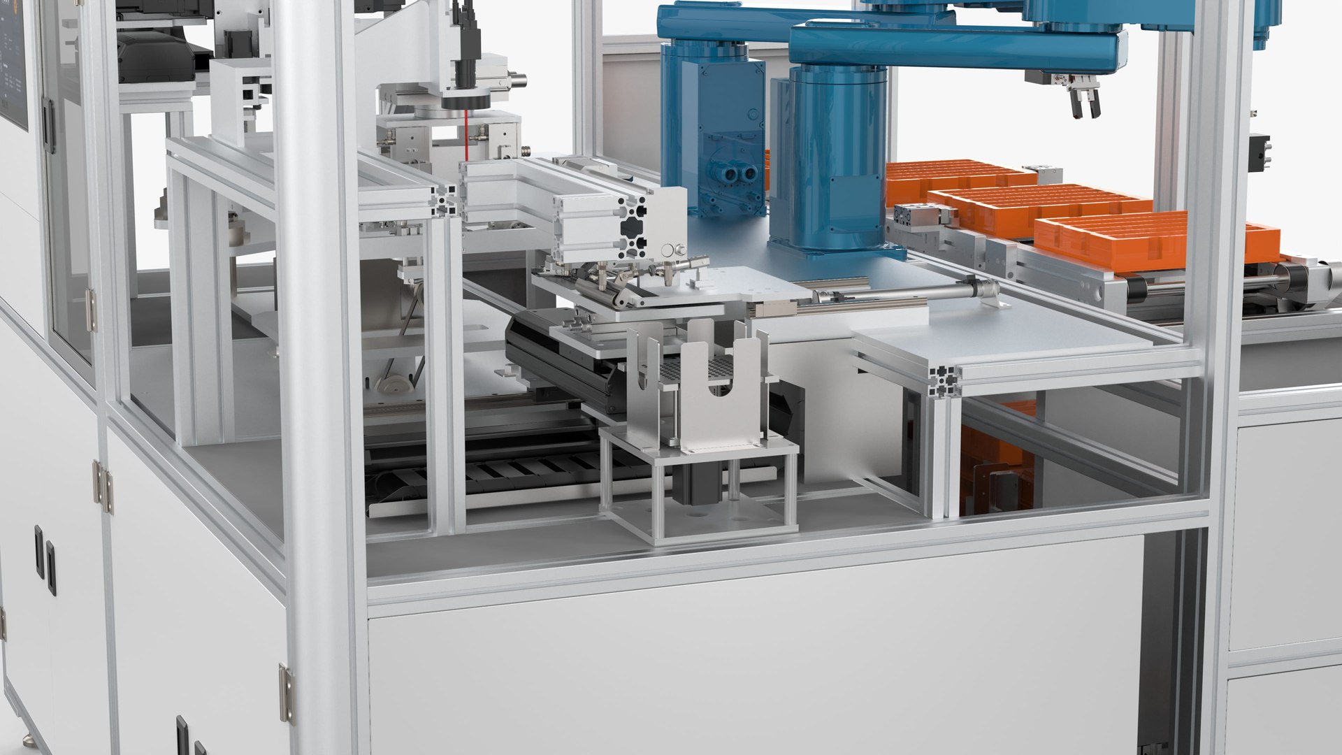 Automatic Robot Loading Attachment Machine Model - TurboSquid 2120582