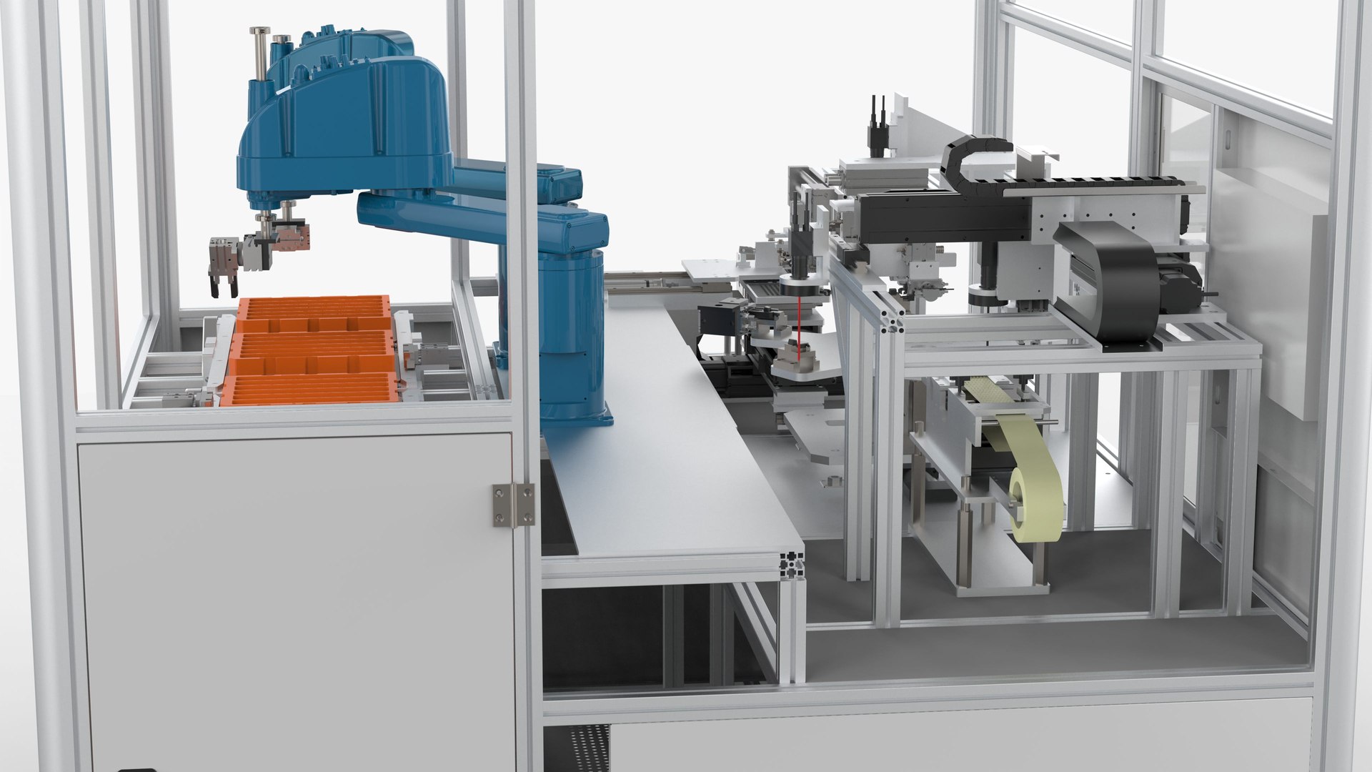 Automatic Robot Loading Attachment Machine Model - TurboSquid 2120582