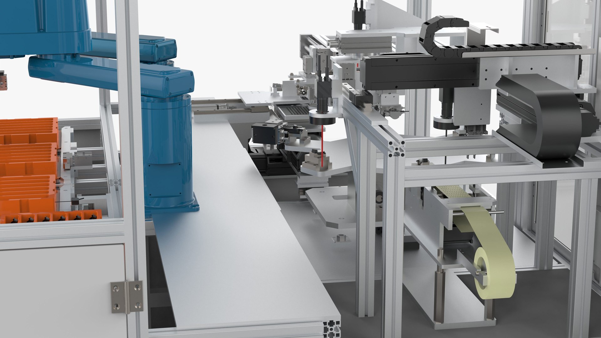 Automatic Robot Loading Attachment Machine Model - TurboSquid 2120582