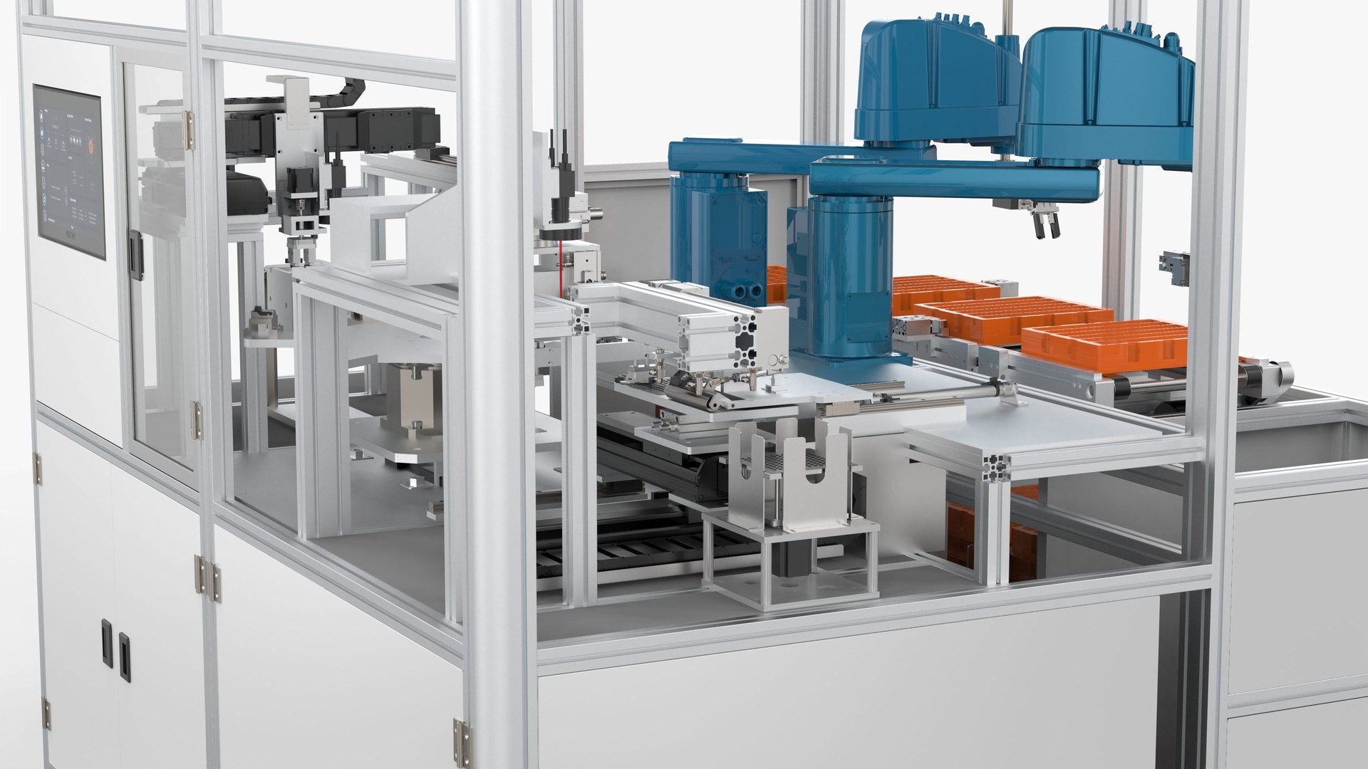 Automatic Robot Loading Attachment Machine Model - TurboSquid 2120582