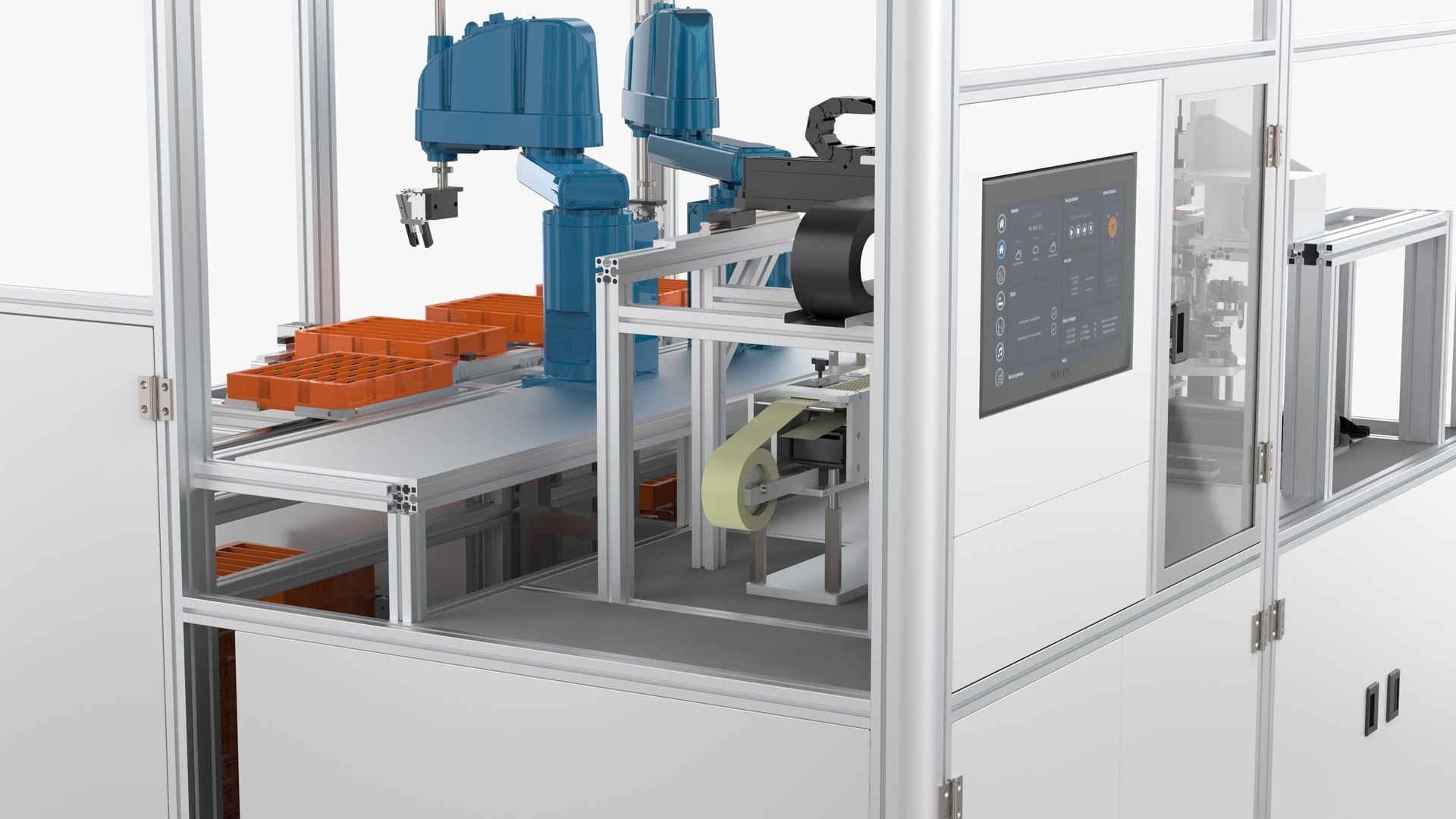 Automatic Robot Loading Attachment Machine Model - TurboSquid 2120582