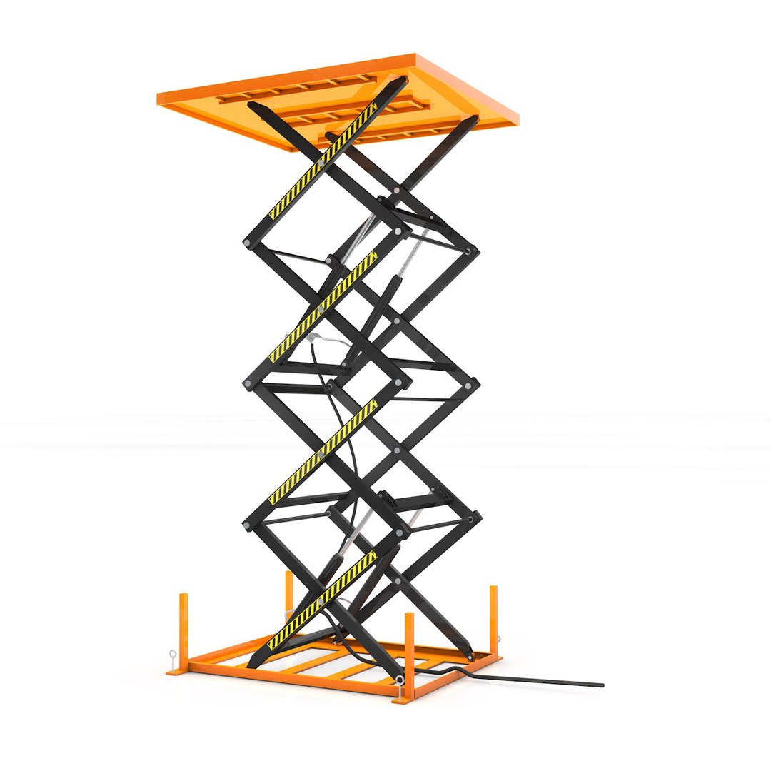 3D Lifting Goods Platform Model - TurboSquid 1709823