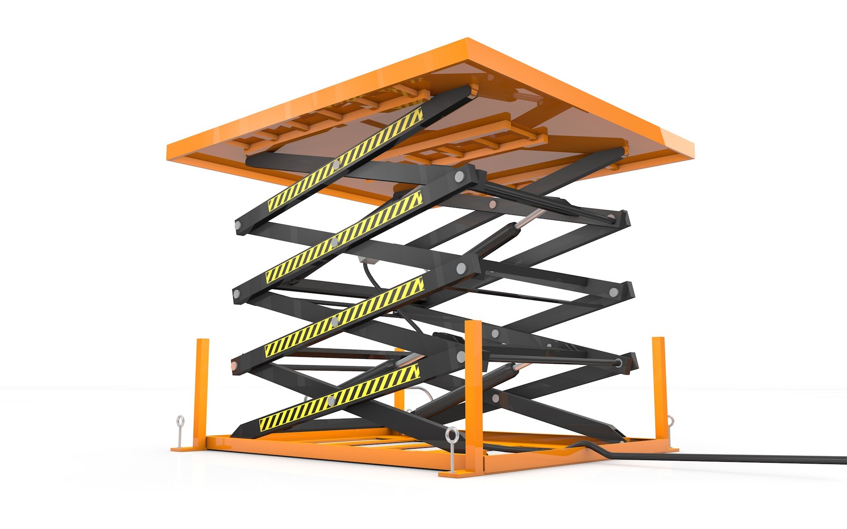 3D Lifting Goods Platform Model - TurboSquid 1709823