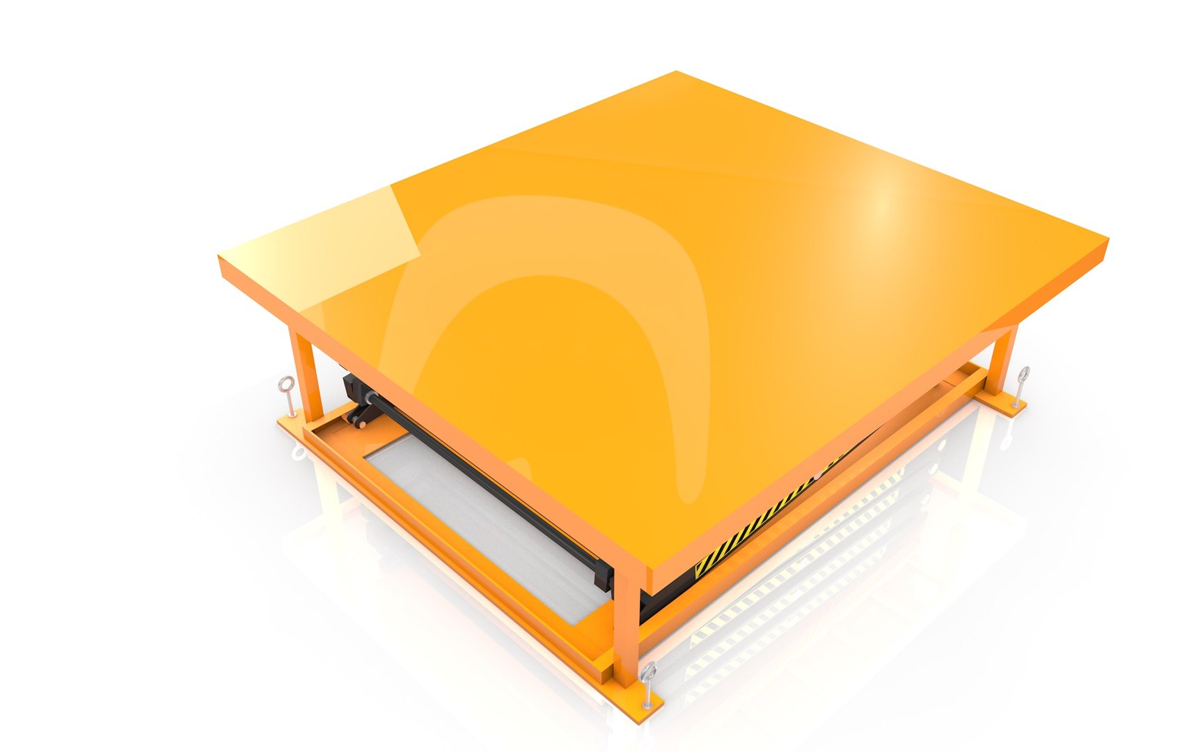 3D Lifting Goods Platform Model - TurboSquid 1709823