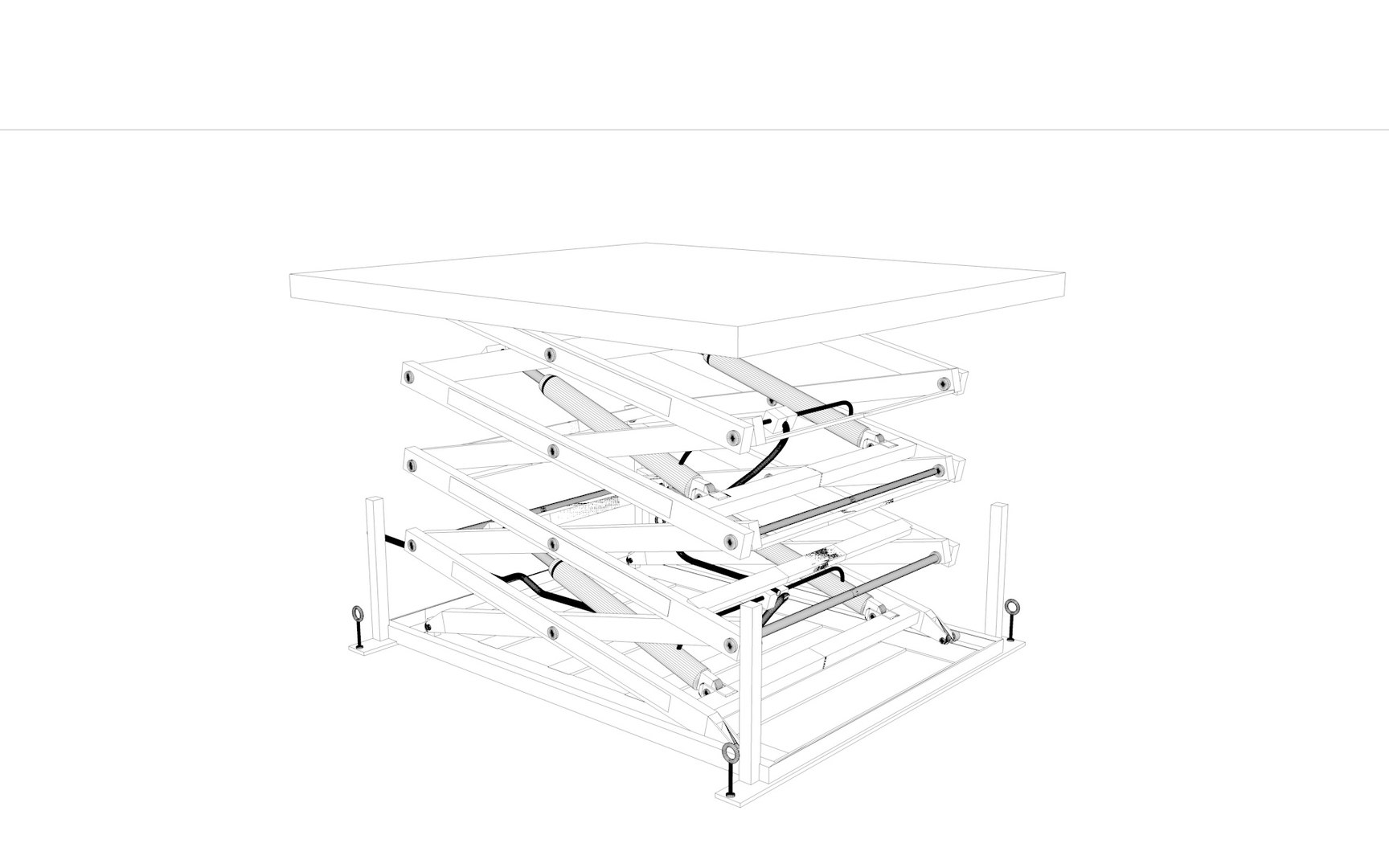 3D Lifting Goods Platform Model - TurboSquid 1709823