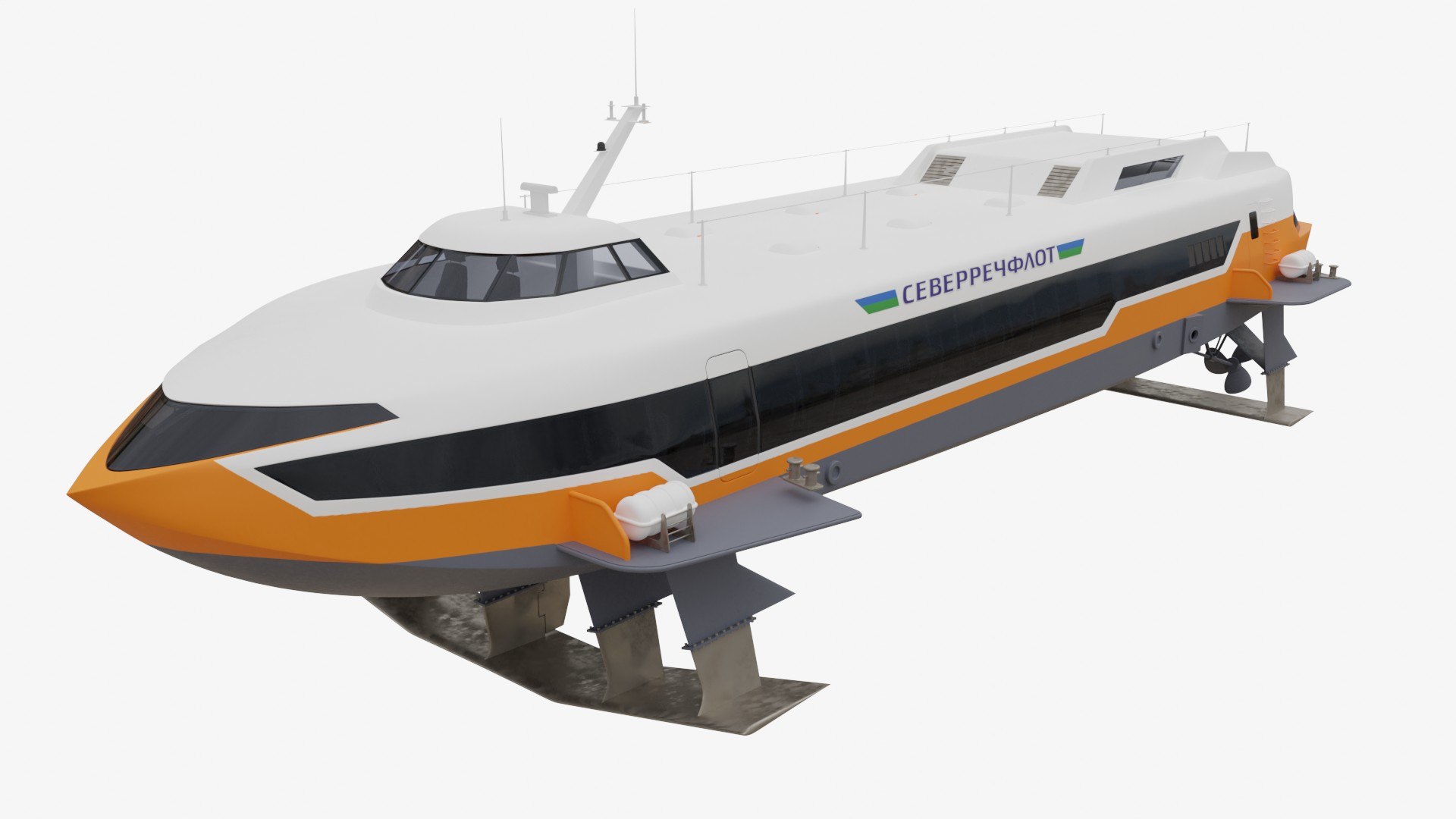 3D Meteor Hydrofoil - TurboSquid 2080938