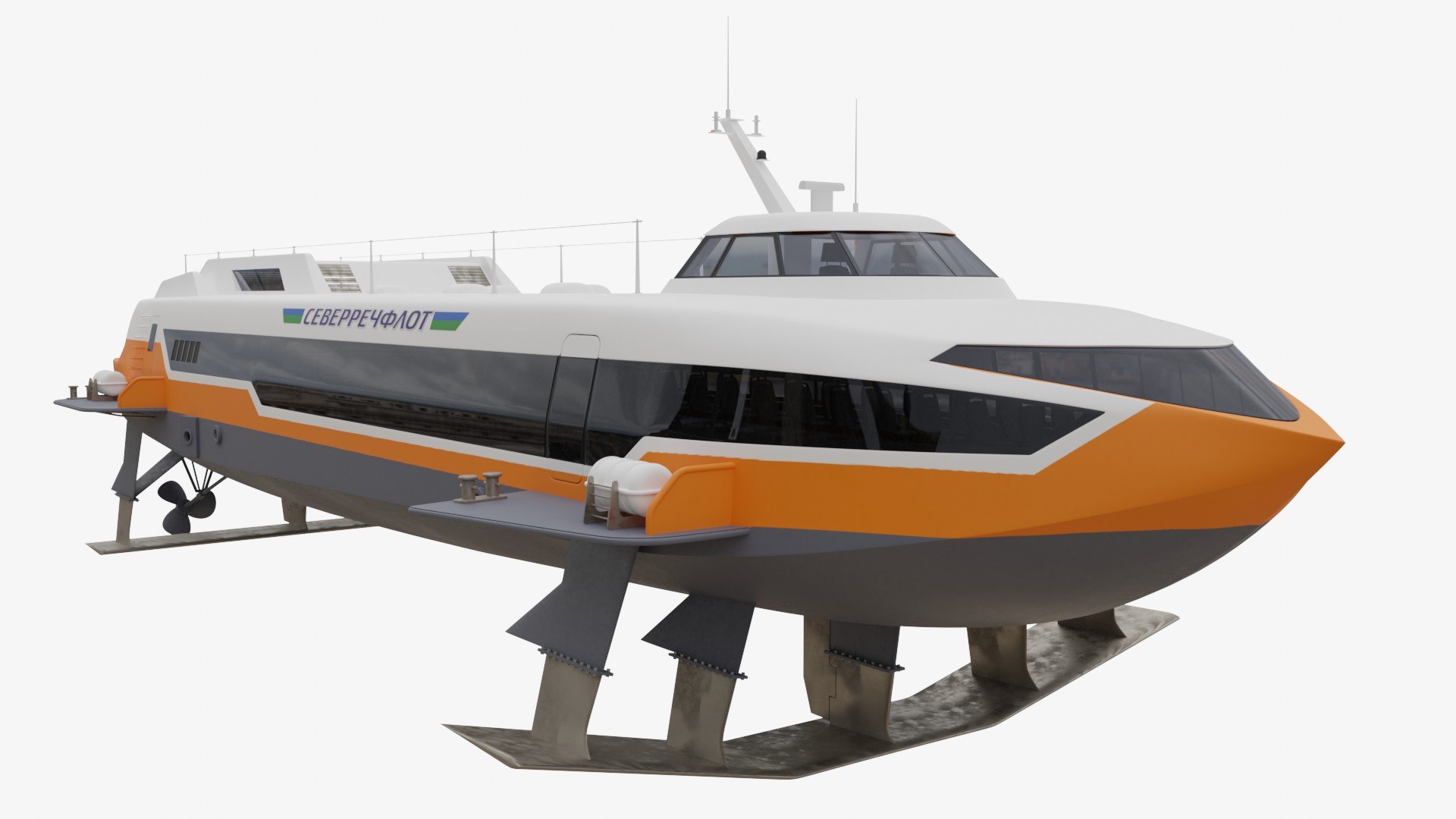 3D Meteor Hydrofoil - TurboSquid 2080938