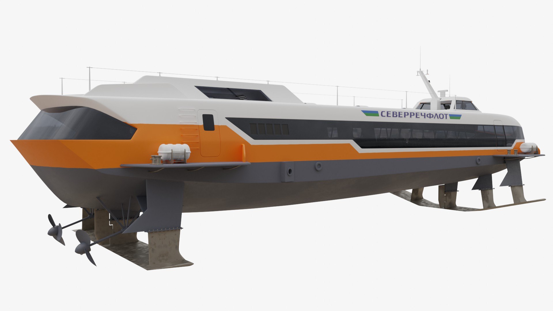 3D Meteor Hydrofoil - TurboSquid 2080938