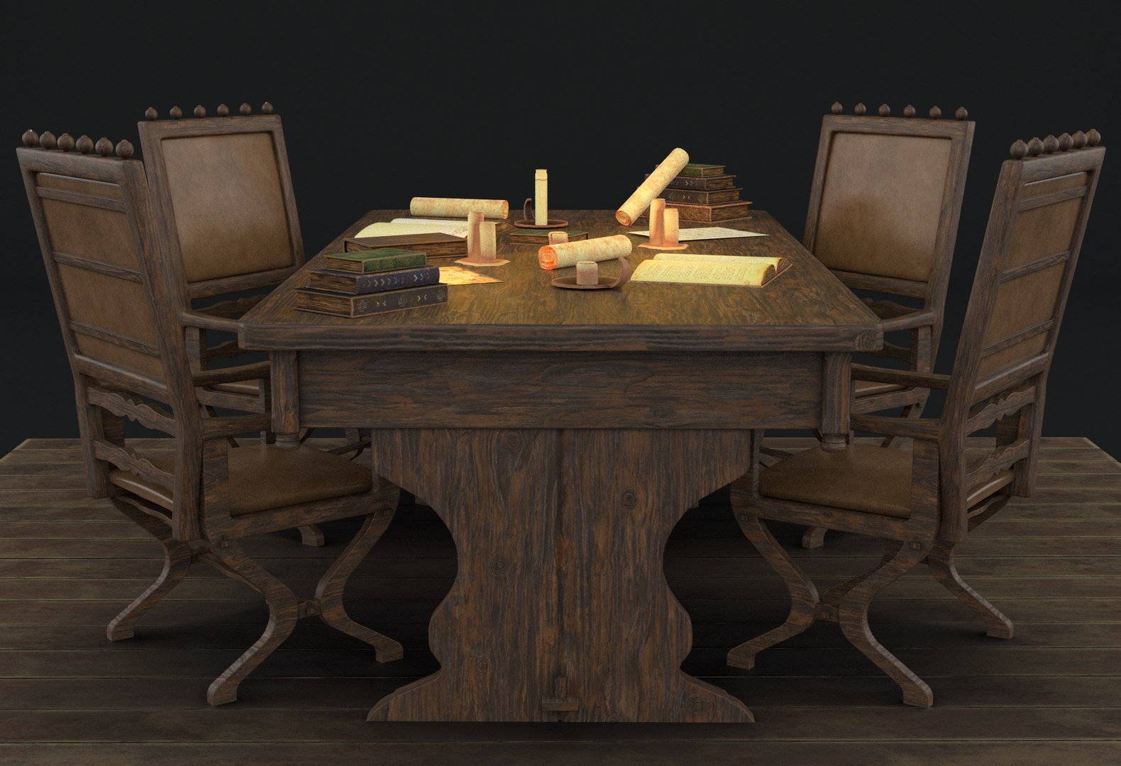Medieval library 3D model - TurboSquid 1686069
