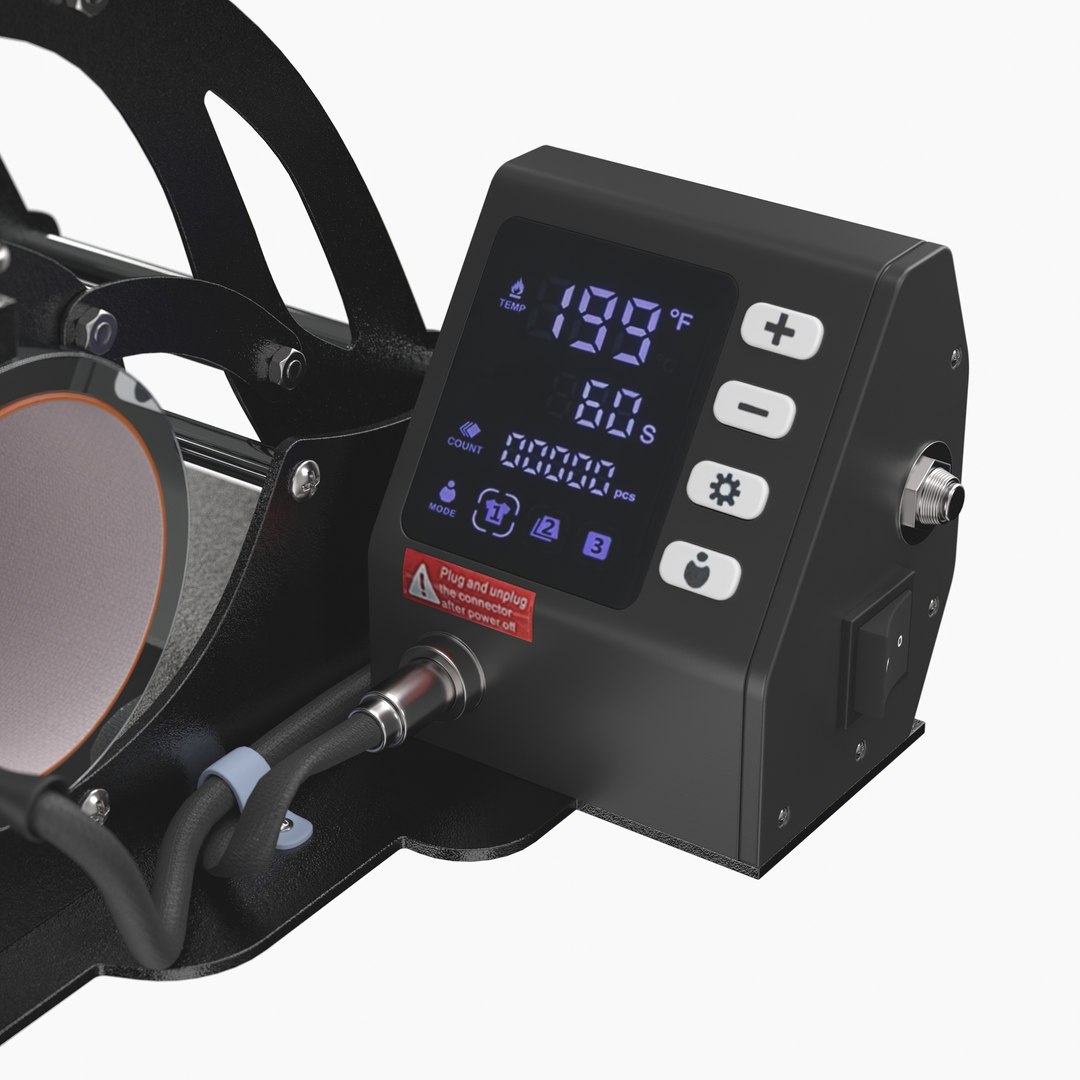 3D Model VEVOR Mug Heat Press 20oz Tumbler Heat Press Machine - TurboSquid 2088352