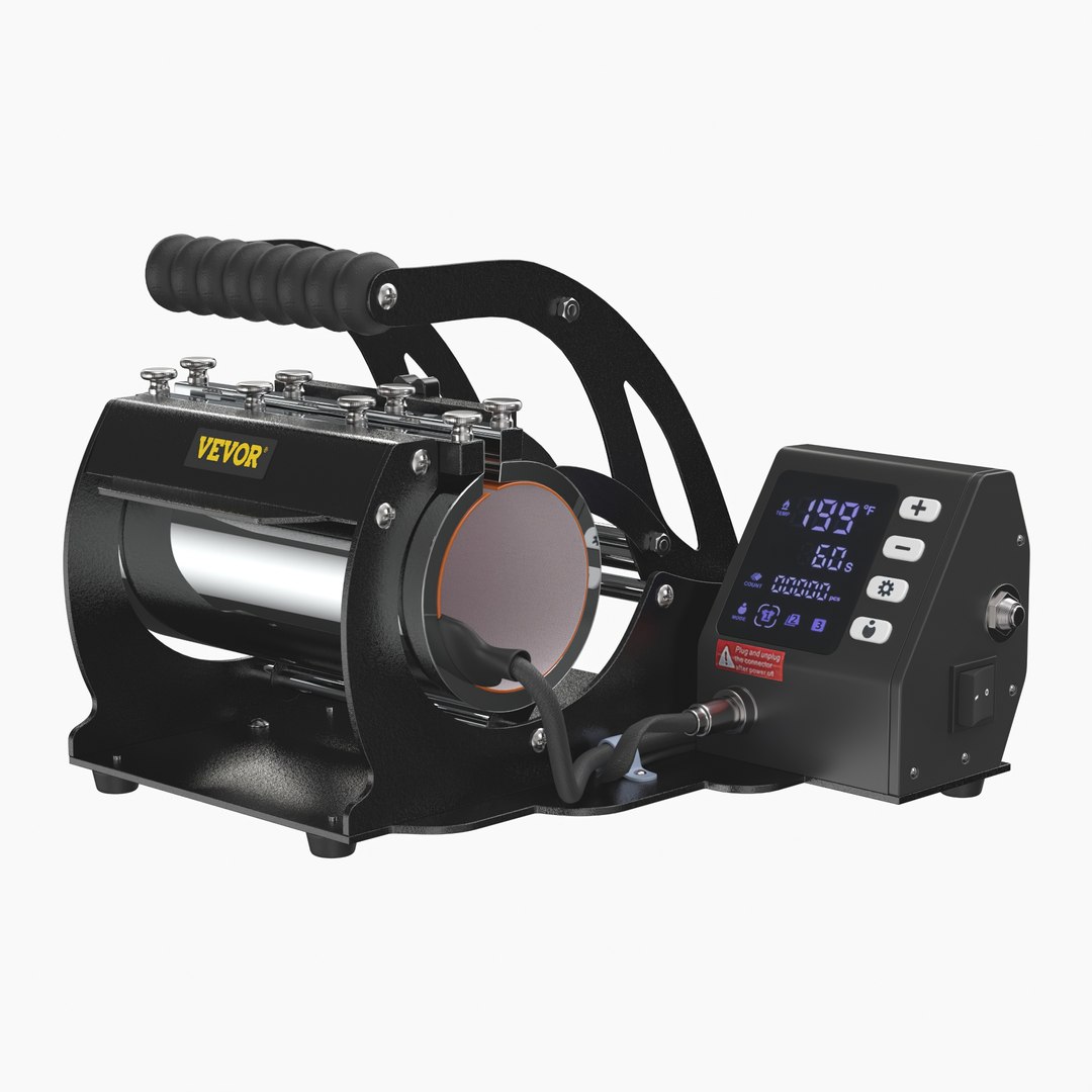 3D Model VEVOR Mug Heat Press 20oz Tumbler Heat Press Machine - TurboSquid 2088352