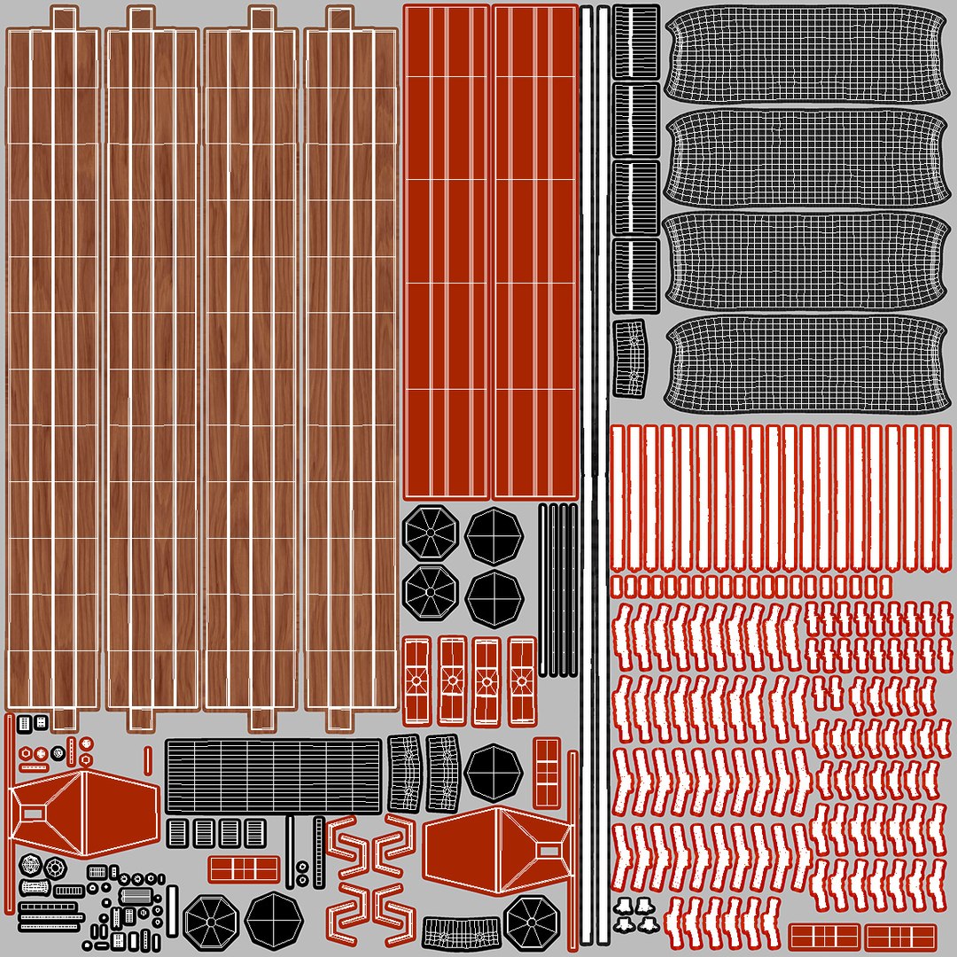 Net Swing for Kids Outdoor Red model - TurboSquid 2157056