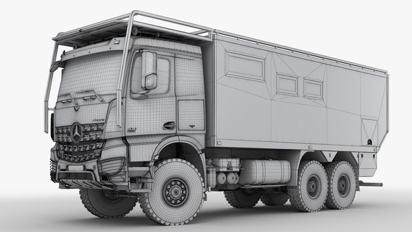 Mercedes Arocs Camper 6X6 3D-Modell - TurboSquid 1832973