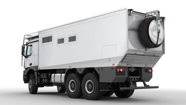 modelo 3d Mercedes Arocs Camper 6X6 - TurboSquid 1832973