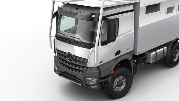 3D Mercedes Arocs Camper 6X6 - TurboSquid 1832973