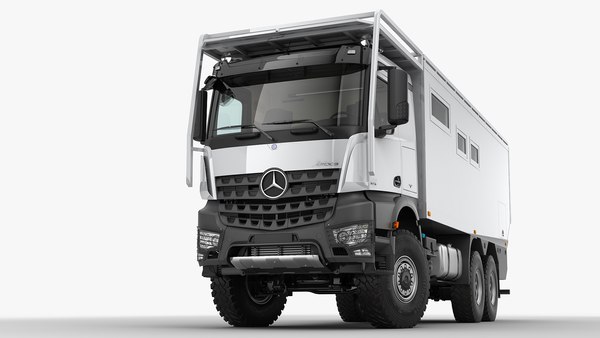 3D Mercedes Arocs Camper 6X6 - TurboSquid 1832973