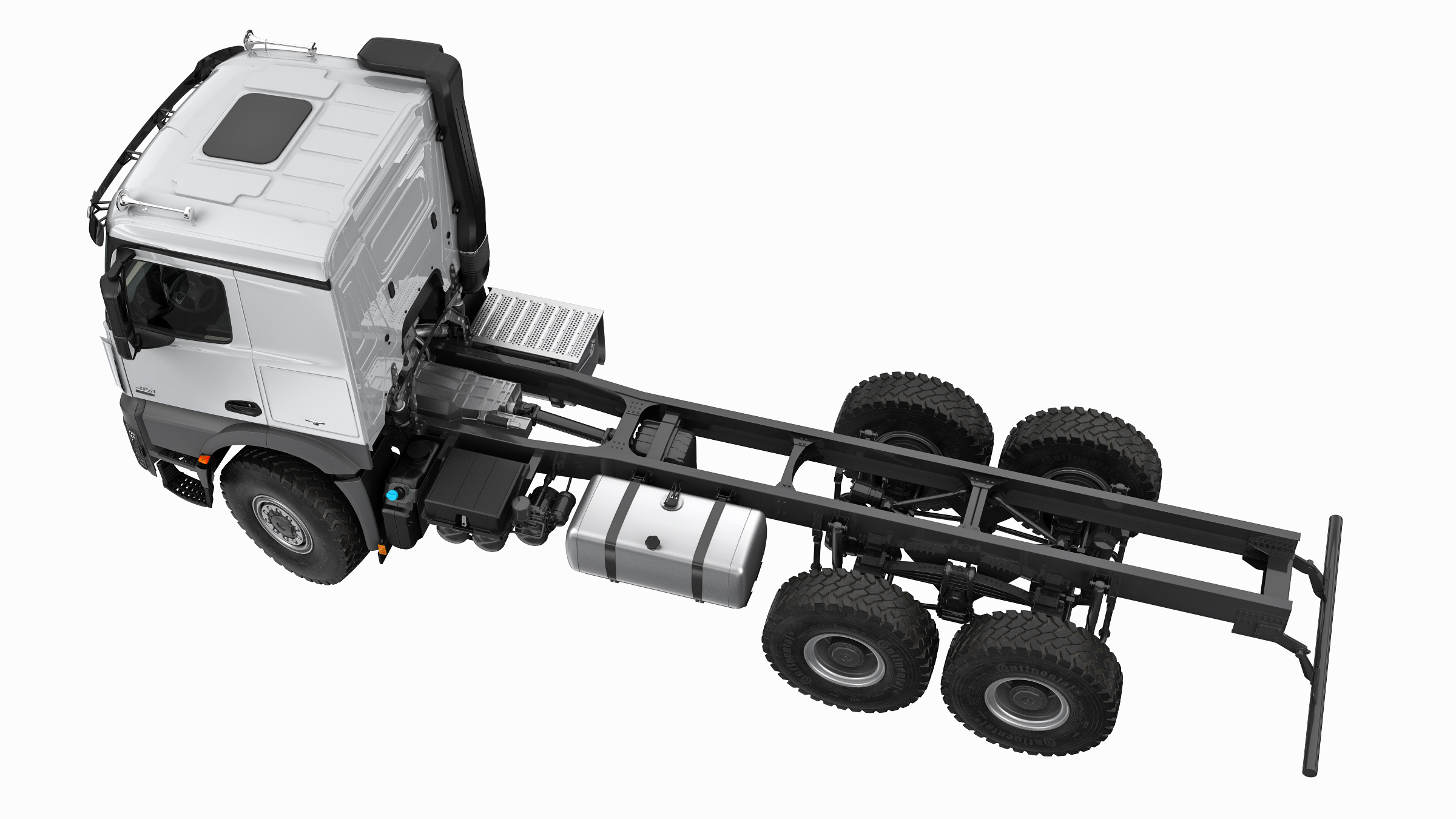 modelo 3d Mercedes Arocs Camper 6X6 - TurboSquid 1832973