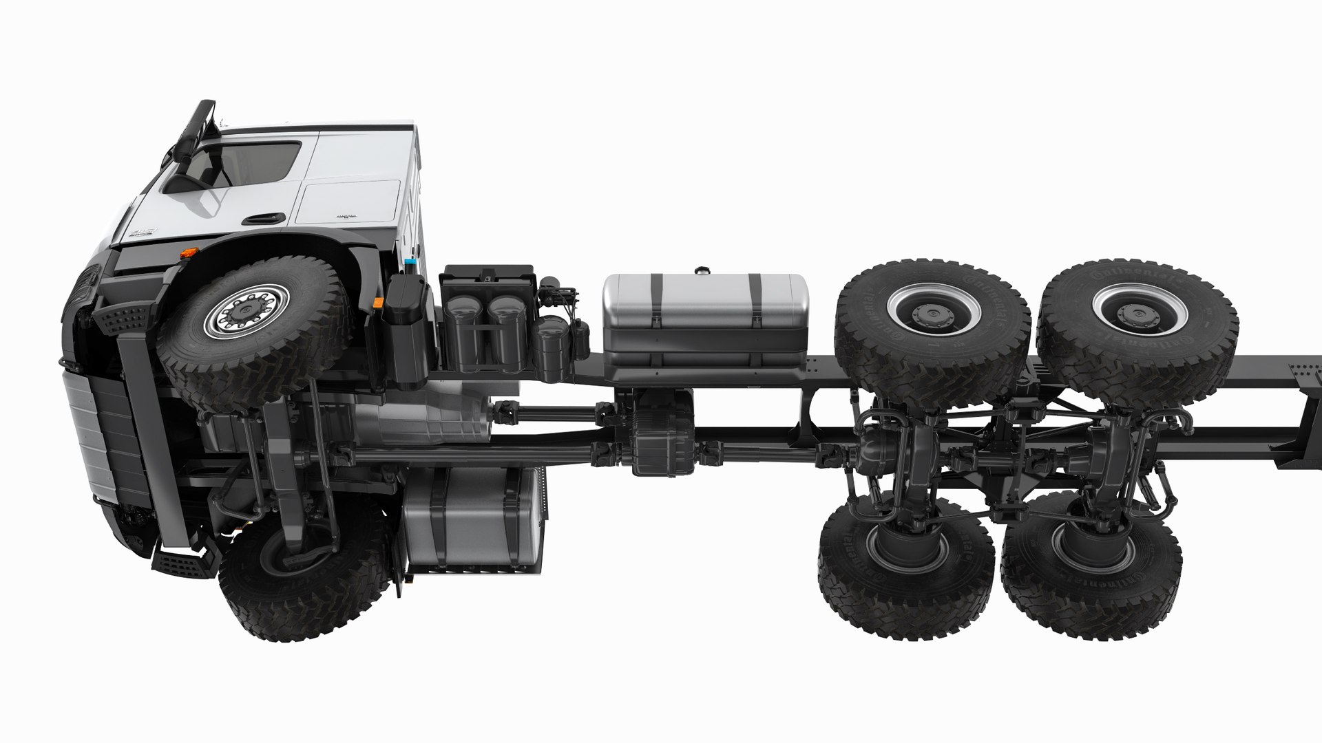 3D Mercedes Arocs Camper 6X6 - TurboSquid 1832973