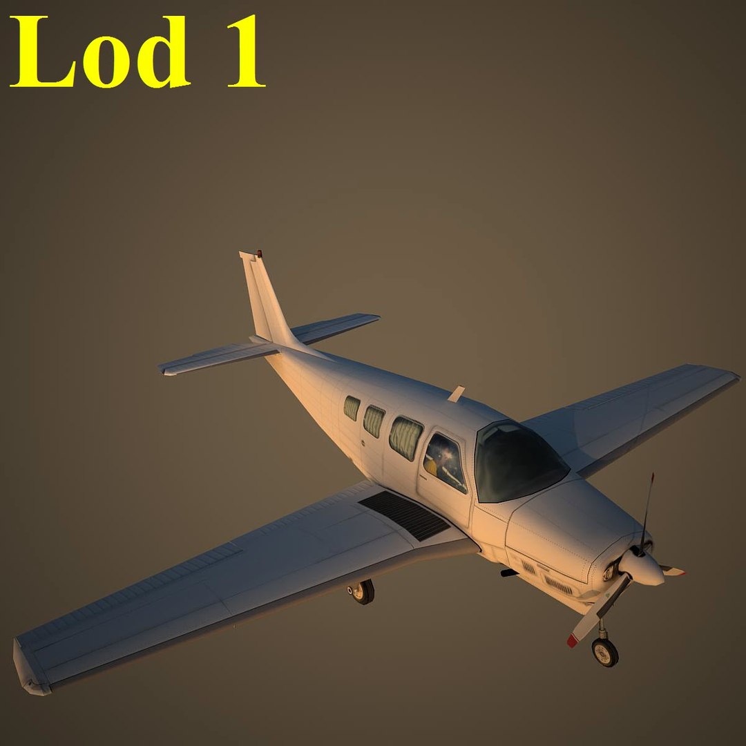 beech 36 3d model