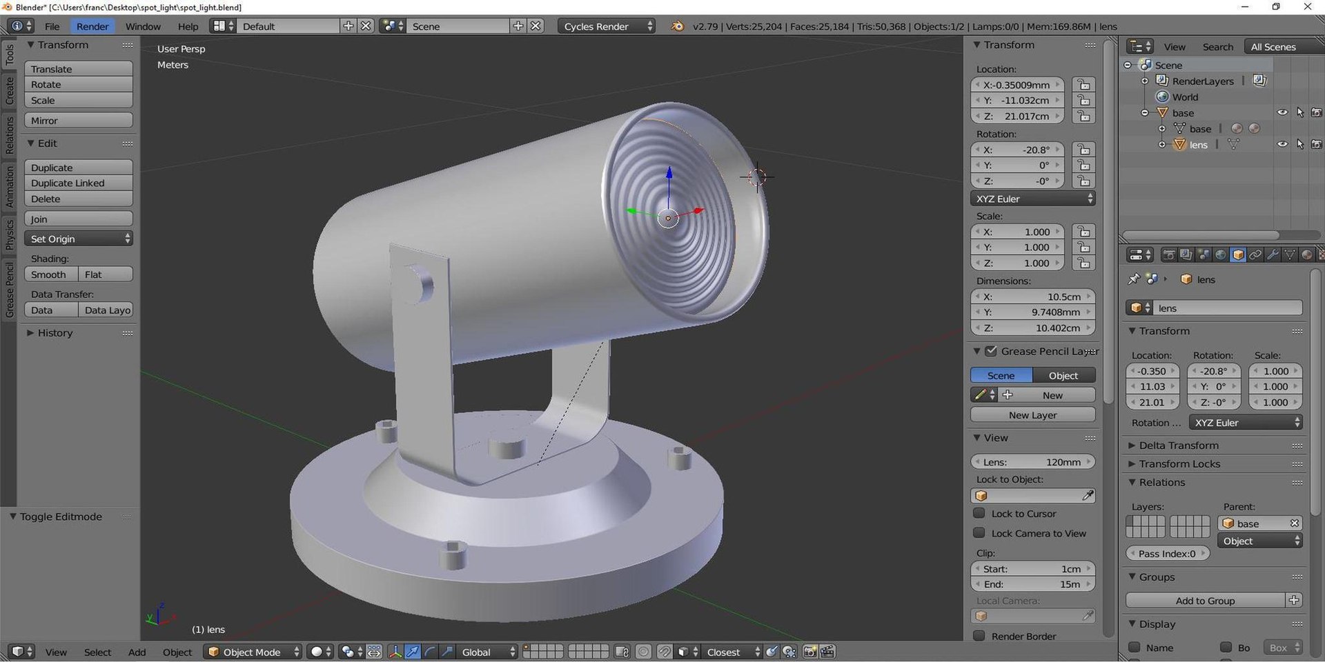 3D Spot Light - TurboSquid 1568150