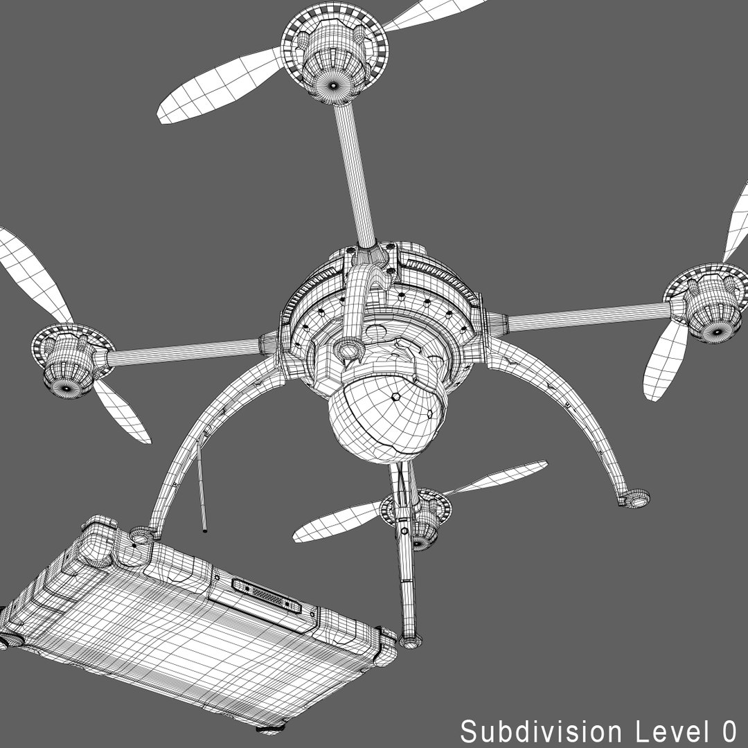 3d Modelled Drone Model