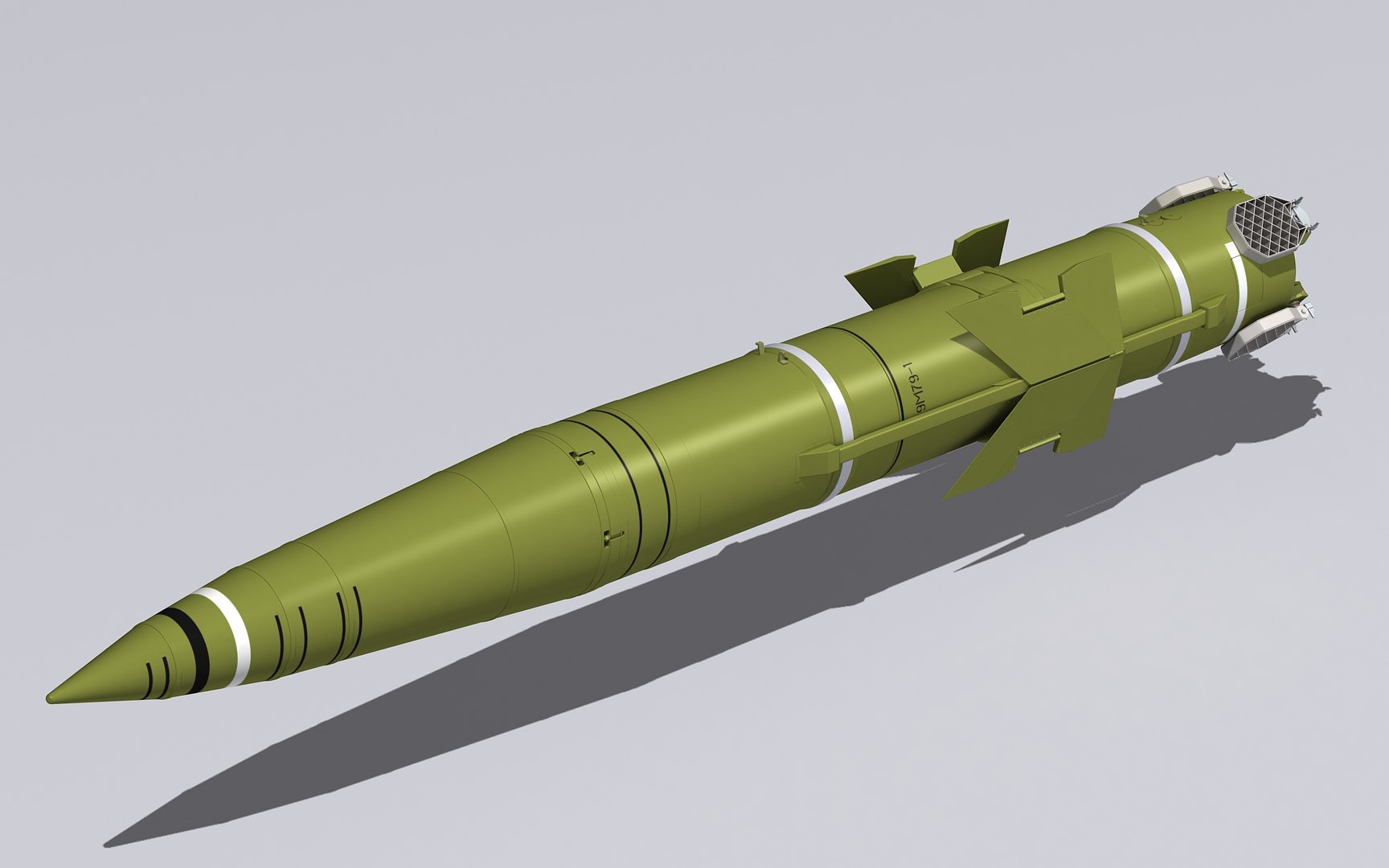 3D Model 9M79-1 Tochka-U Missile - TurboSquid 1946801