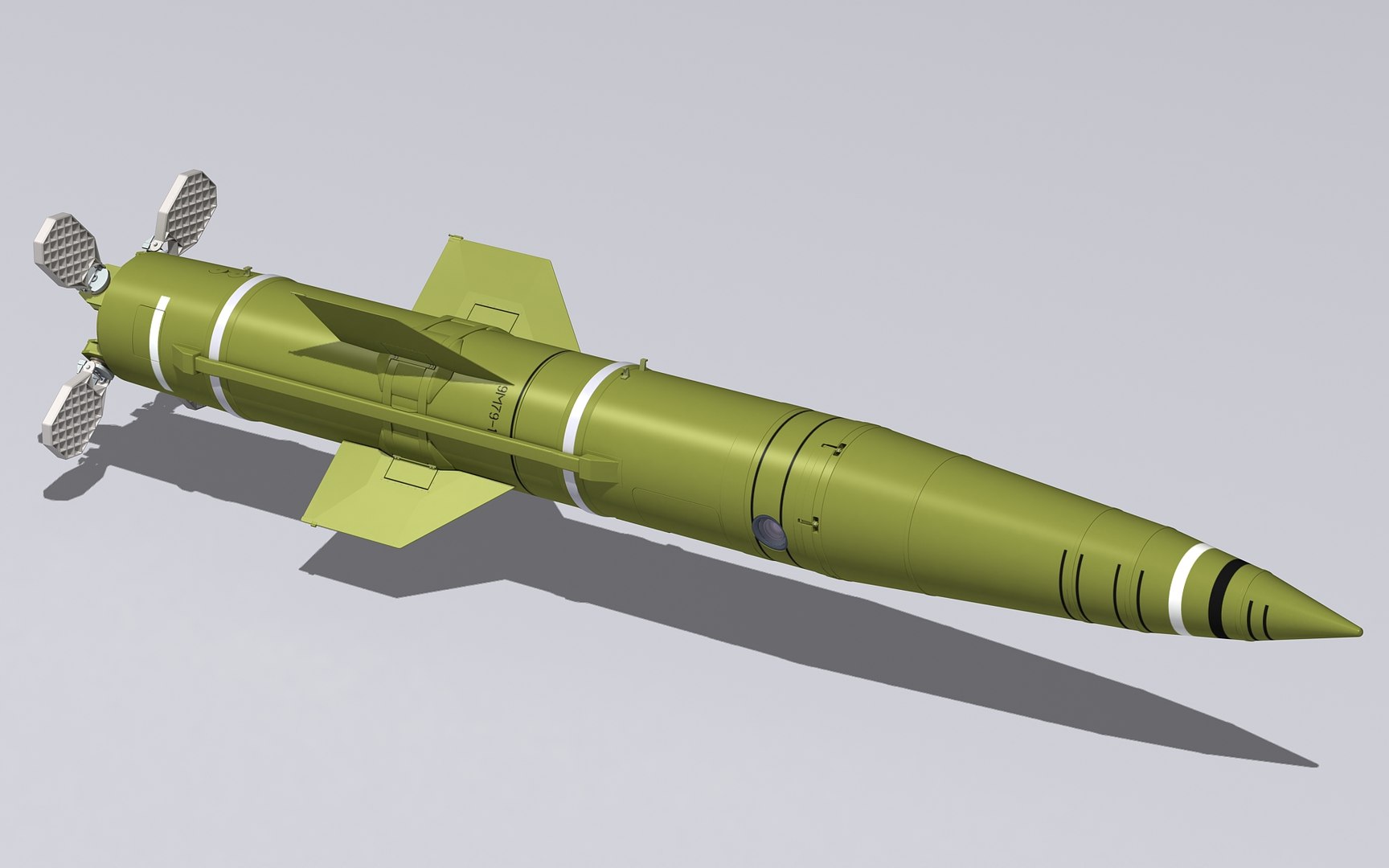 3D Model 9M79-1 Tochka-U Missile - TurboSquid 1946801